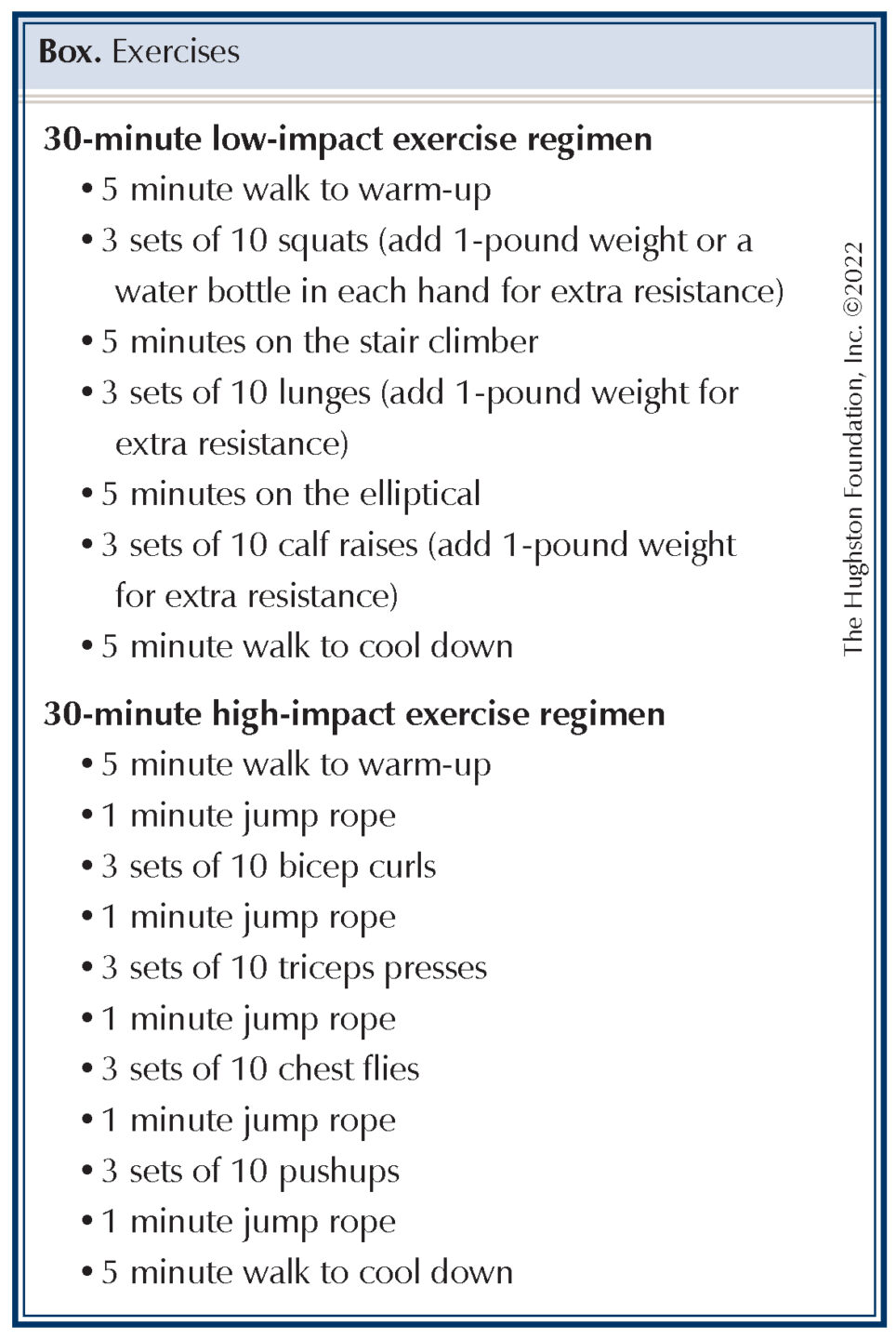 Exercising For Bone Health - Hughston Clinic
